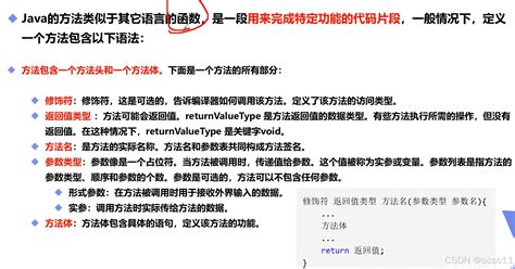 第五章 Java方法 Csdn博客