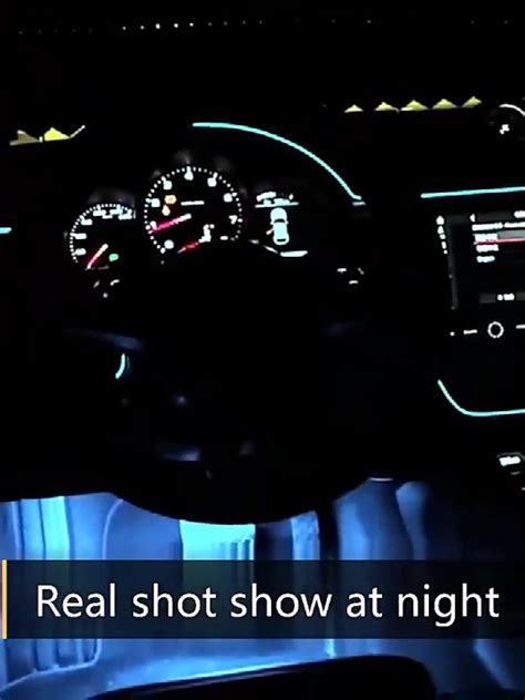 USB Car Interior Led Decorative Lamp EL Wiring LED Cold Lights Flexible Neon Light Car Interior