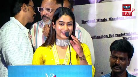 Actress Devika Satheesh Cute Speech At Yolo Movie Launch G Tamil News