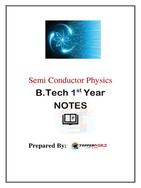 Semi Conductor Physics Pdf Emission Spectrum Photoelectric Effect