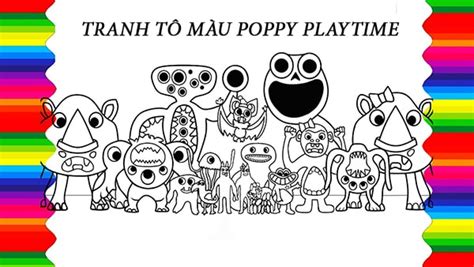 200 Tranh Tô Màu Poppy Playtime Đẹp Nhất Quả Đất