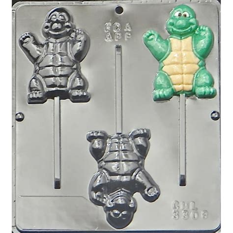 3308 Turtle Lollipop Chocolate Candy Mold