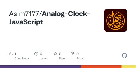GitHub Asim7177 Analog Clock JavaScript