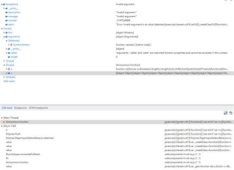 Invalid Argument Crash In Ie11 And Edge · Issue 5191 · Polymerpolymer · Github