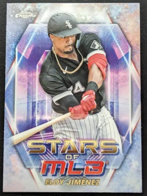 Carte Eloy Jimenez Chicago White Sox 2023 Topps Chrome Stars Of Mlb