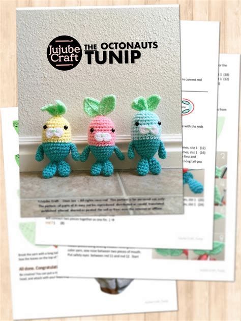 Pattern Tunip From The Octonauts Etsy