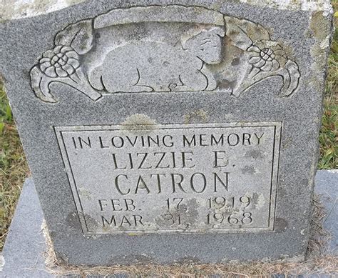 Lizzie Emma Dixon Catron 1919 1968 Find A Grave Memorial