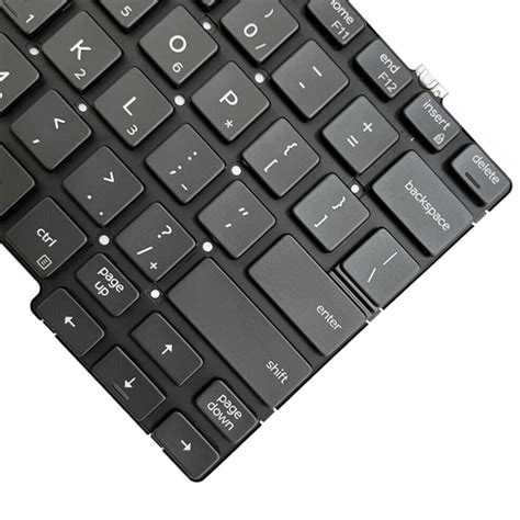 For Dell Latitude 7300 5300 5200 Us Version Backlight Laptop Keyboard Black