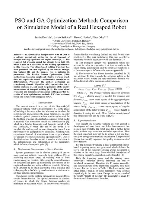 pdf pso and ga optimization methods comparison on simulation model of