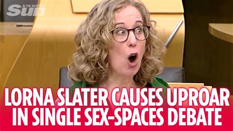 Lorna Slate Causes Uproar During Single Sex Spaces Debate And Gets