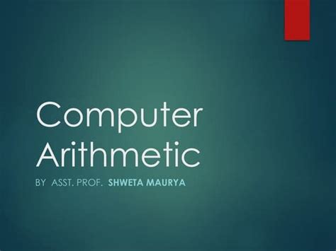 Restoring And Non Restoring Division Algorithm By Sania Nisar Ppt