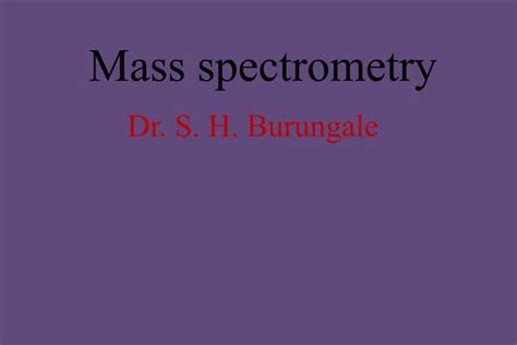 Ionizaion Techniques Mass Spectroscopy Pdf