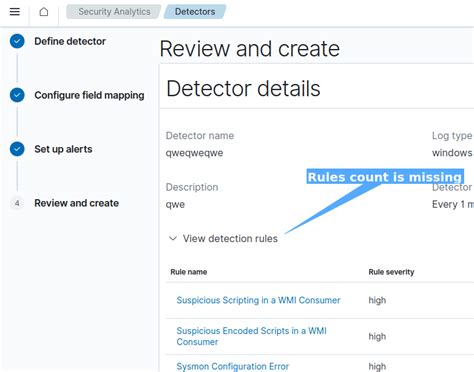 [feature] create detector review and create step add detection