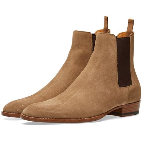 Saint Laurent Wyatt Suede Chelsea Boot Saint Laurent