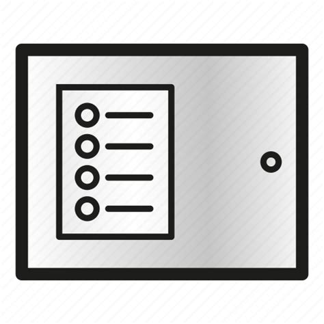 Control Fire Alarm Panel Security System Icon