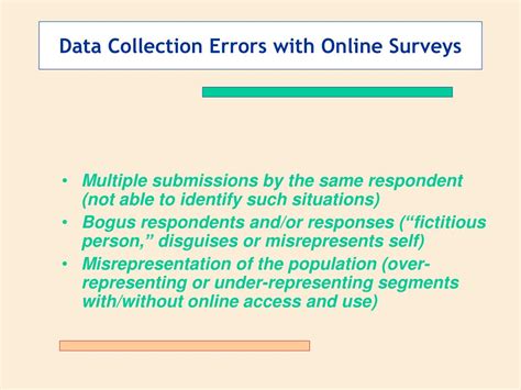 Ppt Data Collection In The Field Response Error And Questionnaire Screening Powerpoint