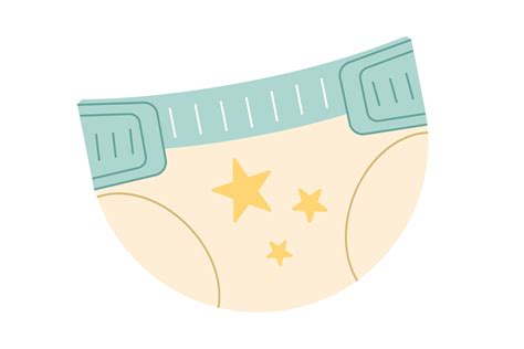 Diaper Flat Vector Illustration Isolated On White Background 40318589