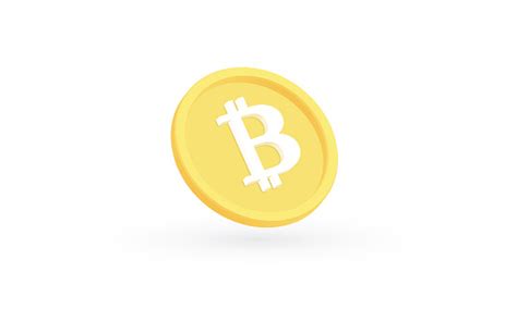 흰색 배경에 골드 비트 코인 암호 화폐 Btc 동전 토큰에 대한 스톡 벡터 아트 및 기타 이미지 토큰 3차원 형태 가상