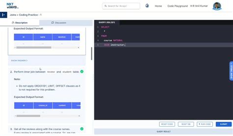 sql dataanalytics continuouslearning h rajanna gari anil kumar