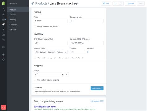Products Imported From Shopify Show Incorrect Inventory Omnivore Support