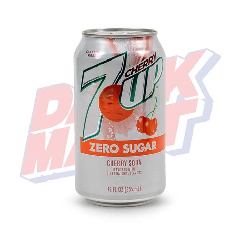 7up Cherry Zero Sugar 355ml Dank Mart