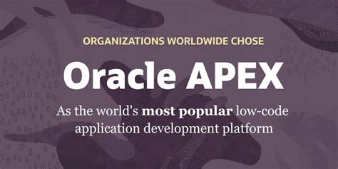 David Pataki On Linkedin Organizations Worldwide Choose Oracle Apex As