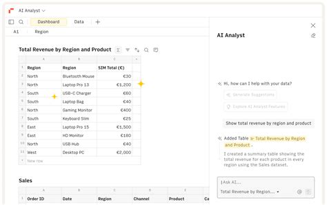 Rows AI Analyze Summarize And Transform Data Faster With AI