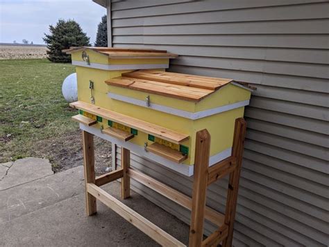 Horizontal Langstroth Hive Bee Hive Plans Backyard Bee Backyard