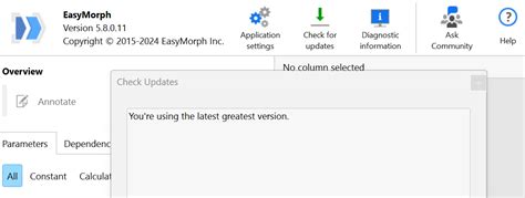 Error In Easymorph When Running Iterate Support Easymorph Community Data Preparation