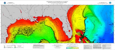 International Bathymetric Chart Of The Caribbean Sea And The Gulf Of