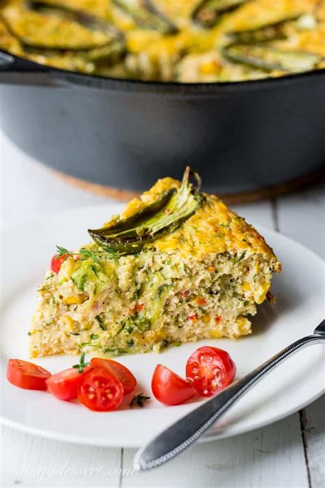 Corn And Zucchini Casserole ~ Garden To Table Saving Room For Dessert