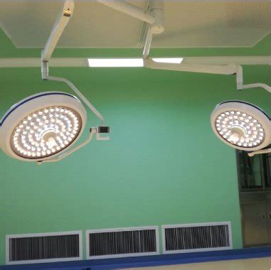 Nuevo Lámpara de quirófano con 2 brazos LED de luz fría Lámpara de
