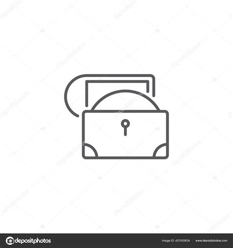 Opened Treasure Chest Outline Icon Linear Style Sign Mobile Concept Stock Vector Image By