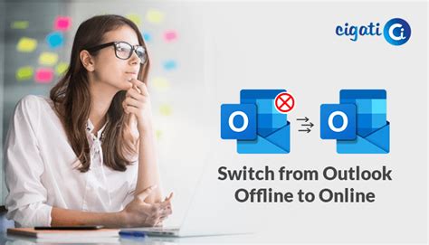 How To Switch From Outlook Working Offline To Online