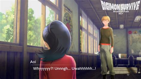 Digimon Survive Aoi Went Crazy After Saki Die And Similar Feeling Miu
