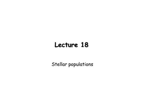 Ppt Lecture 18 Powerpoint Presentation Free Download Id746930