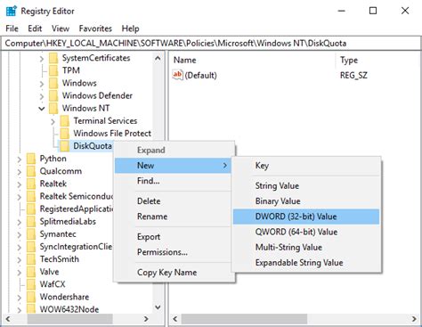enable or disable enforce disk quota limits in windows 10 techcult