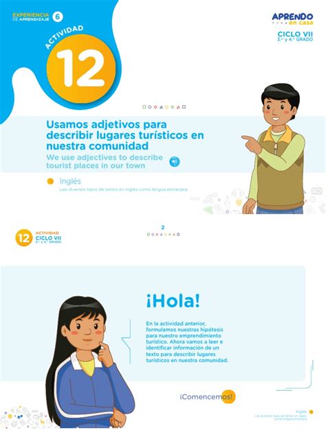 12 Usamos Adjetivos Para Describir Lugares Turísticos En Nuestra