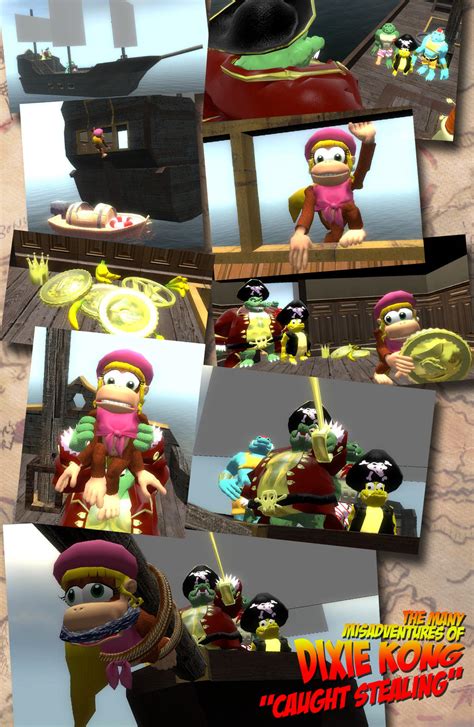 Dixie Kong Caught Stealing By Alyxcaptor On Deviantart