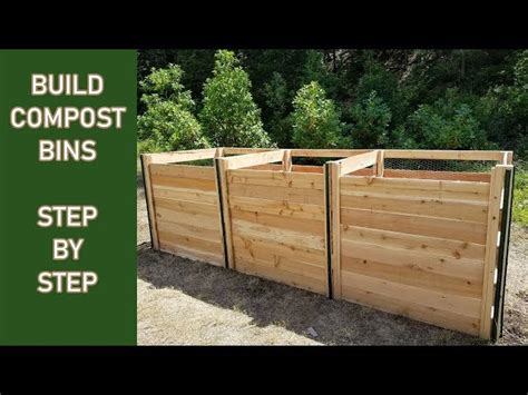 Compost Bin Plans How To Build A Compost Bin Step By Step Guide With