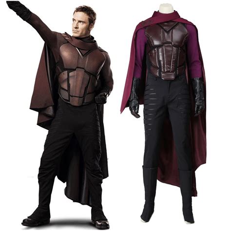 New X Men Days Of Future Past Erik Lehnsherr Magneto Cosplay Costume In
