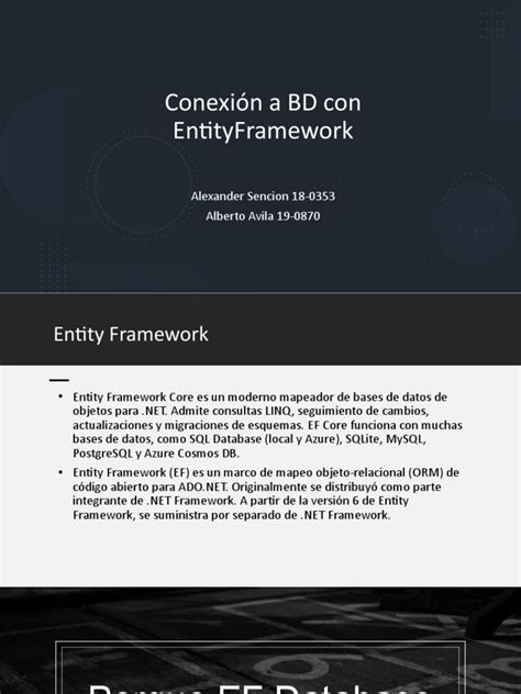 entity framework pdf marco de la entidad ciencias de la computación