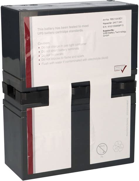 ᐅ Akkuman Akku für APC Smart UPS 750 & APC Back UPS Pro 900 APCRBC123 ...
