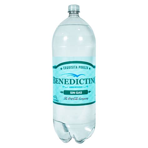 0026146 Agua Benedictino Sin Gas Botella 3 L