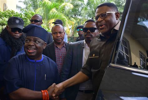 Gov Otu Pay Condolence Visit To Rt Hon Alex Egbona