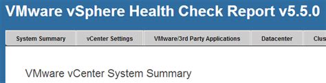 VMware VSphere Health Check For ESXi 5 5 Virten Net