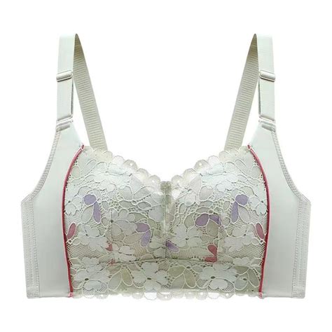 Maniyun Latex Lace Push Up Bra Women Small Chest Gathered Adjustable