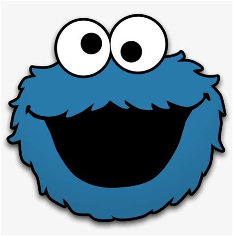 Cookie Monster Face Coloring Pages