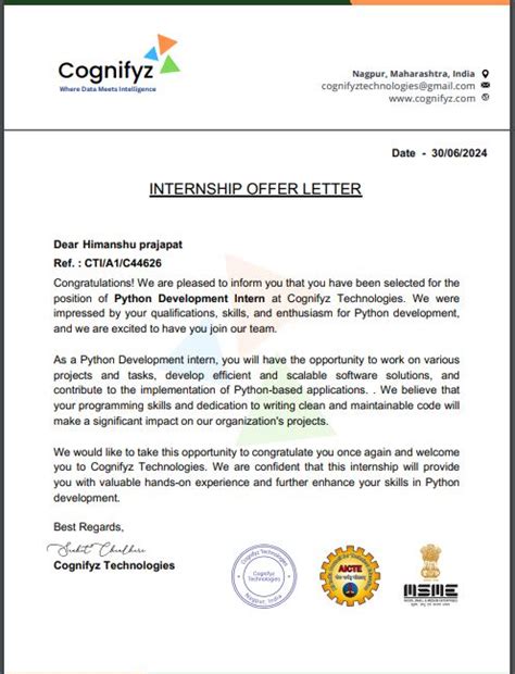 Himanshu Prajapat On Linkedin Cognifyztechnologies Cognifyz Cognifyztech