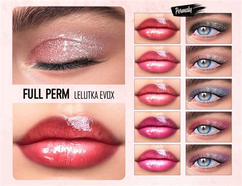 Second Life Marketplace Lelutka Evox Full Perm Lips Eyeshadow 34
